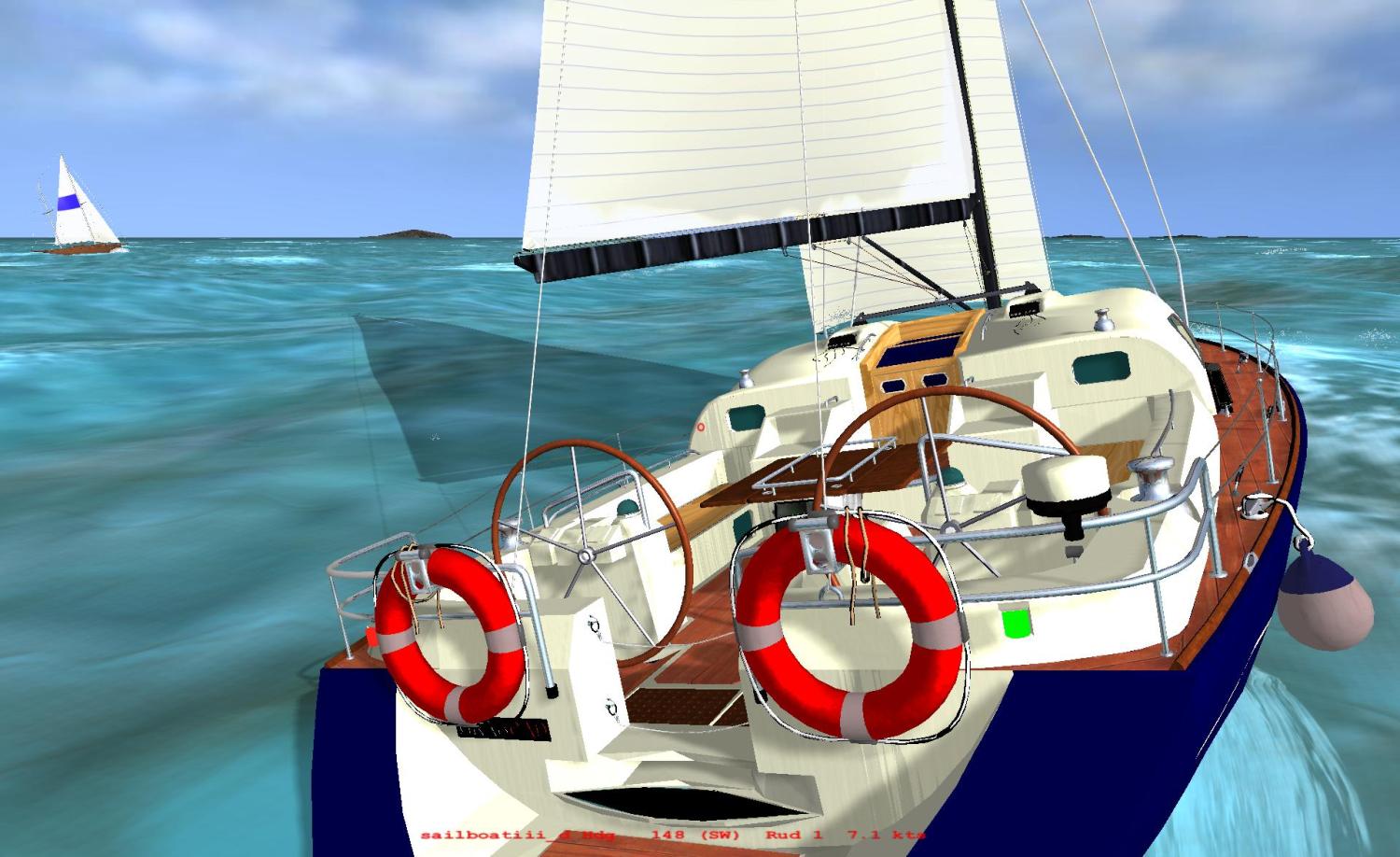 Archipelago – a Sailor Simulator – Navigate a virtual world in your sailboat and race others